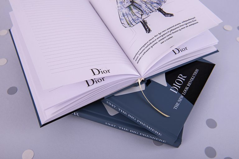 Красивый блокнот Dior Blue - купить в МОСКВЕ - BLOKNOT VIP